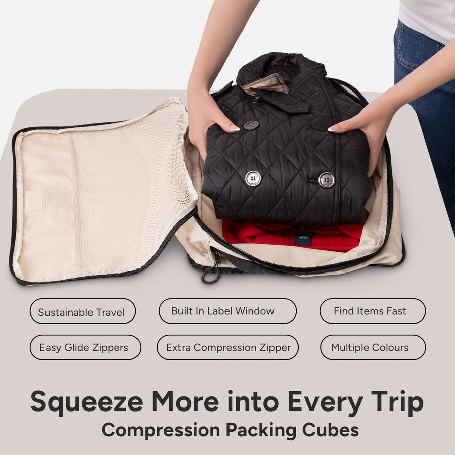 Compression Packing Cubes | Maximise Space | Zoomlite Australia