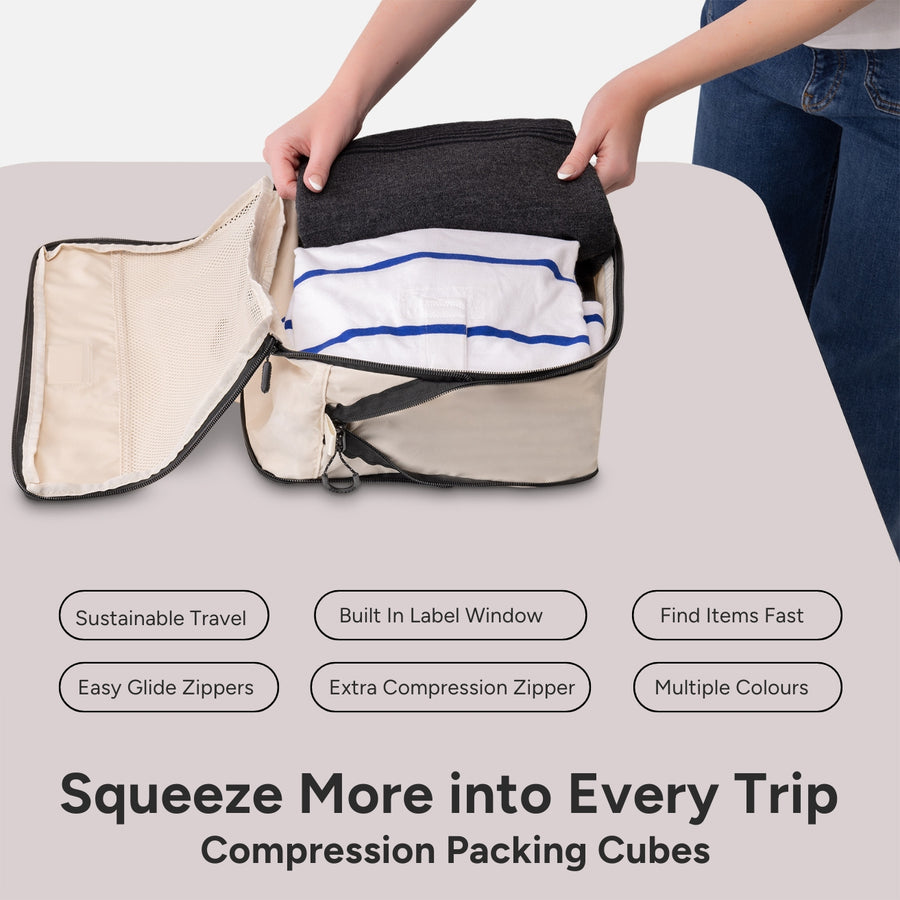 Compression Packing Cubes | Maximise Space | Zoomlite Australia
