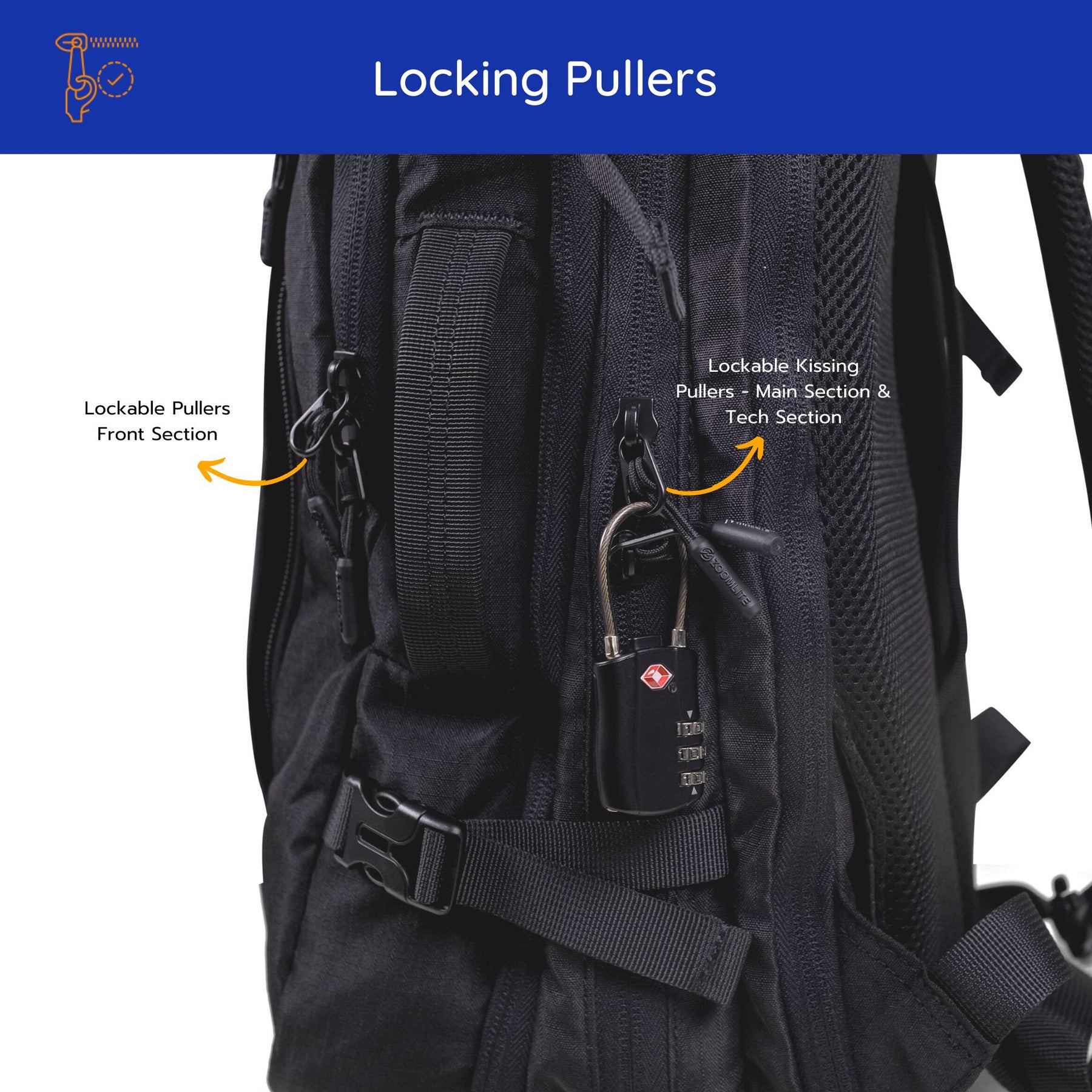 Travel Backpack | Carry-on Backpack | Pack Like a Suitcase - Zoomlite